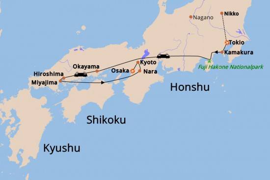 Die Höhepunkte Japans – Rundreise für Einsteiger - Unterwegsinasien.de ...